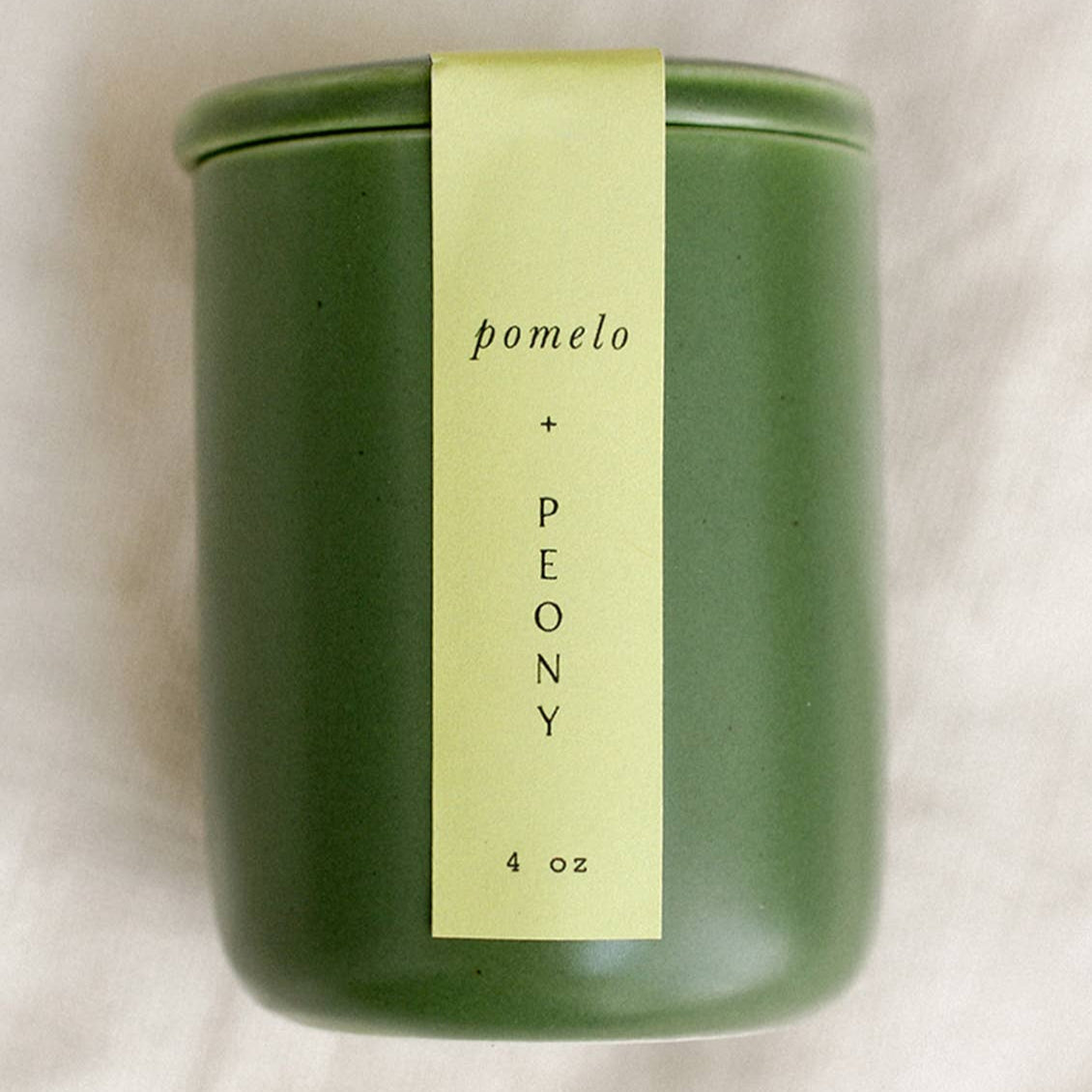 Botanist Candle in Ceramic Jar - Pomelo & Peony – Frenchie's Floral Studio